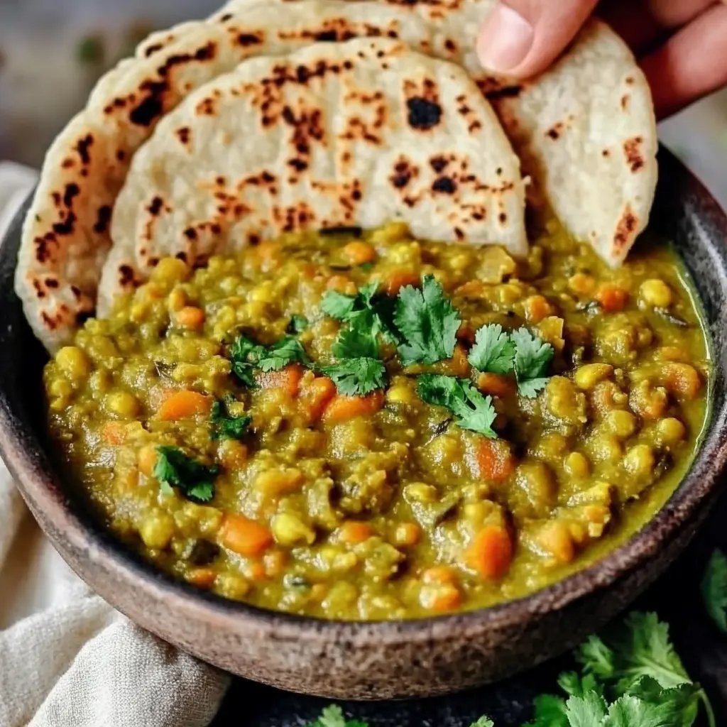 1-Pot Green Lentil Dal - Cook Beats